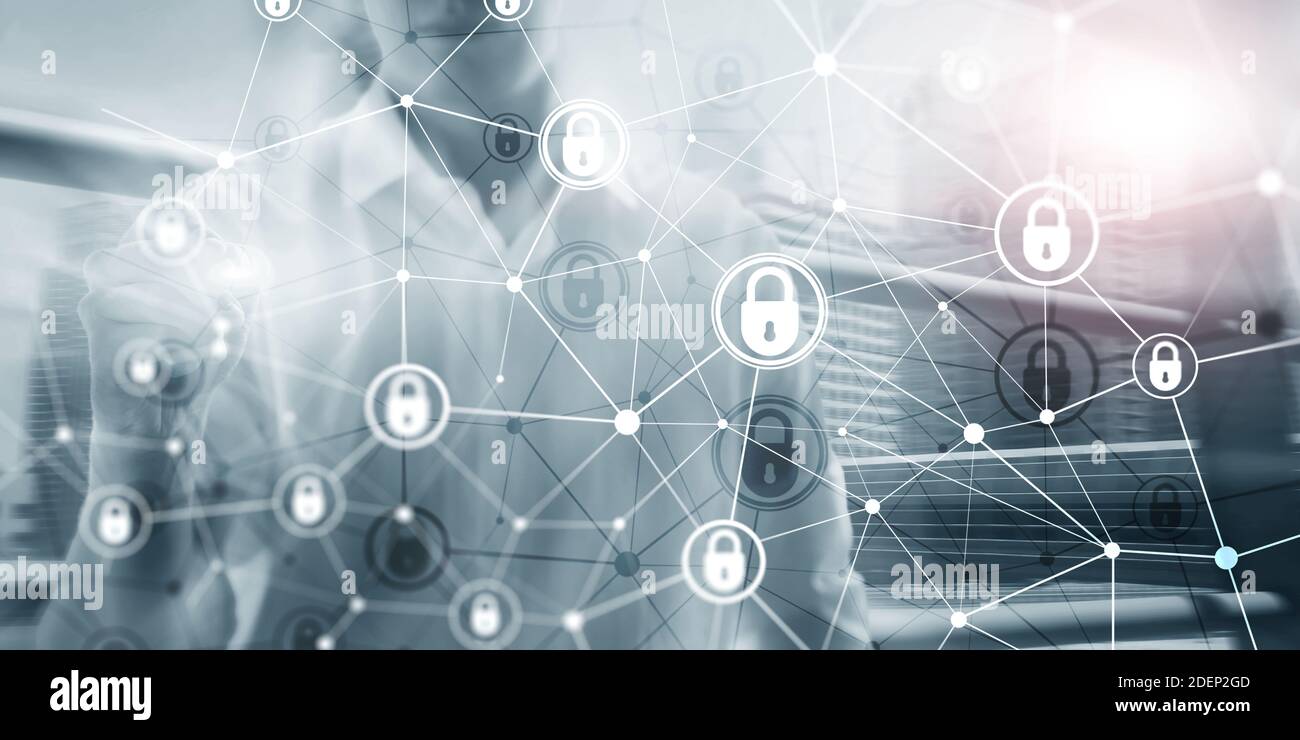 Corporate Data protection. Cyber Security Privacy Business Internet ...