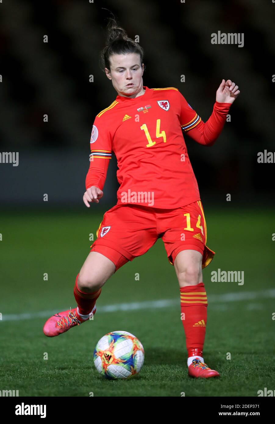 Wales' Hayley Ladd during the UEFA Women's Euro 2021 Qualifying Group C ...