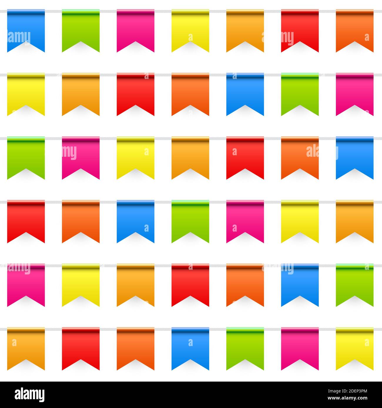 Party Background with Flags Seamless Pattern Illustration Stock Photo - Alamy