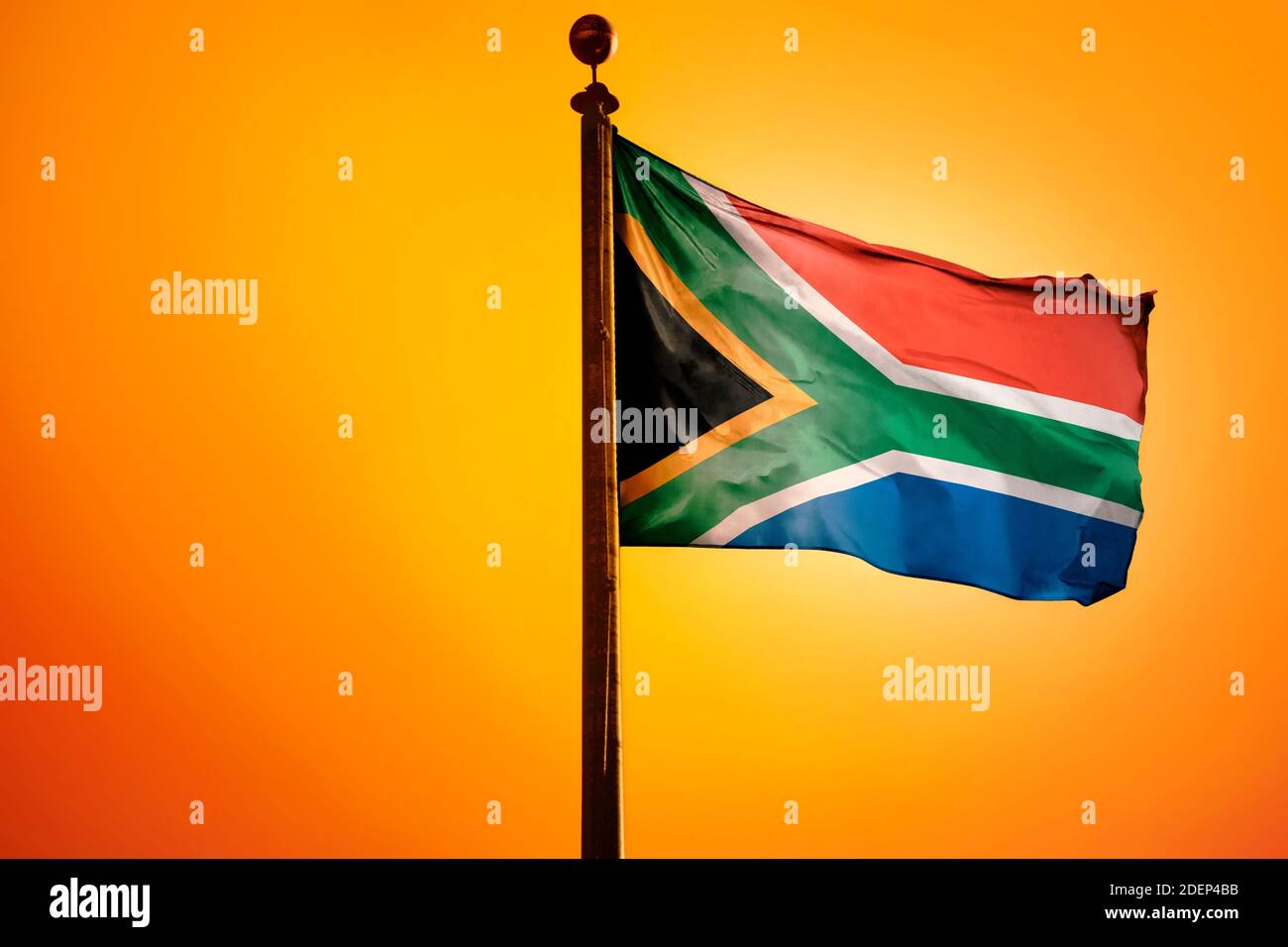 South Africa Flag Pole High Resolution Stock Photography and Images - Alamy