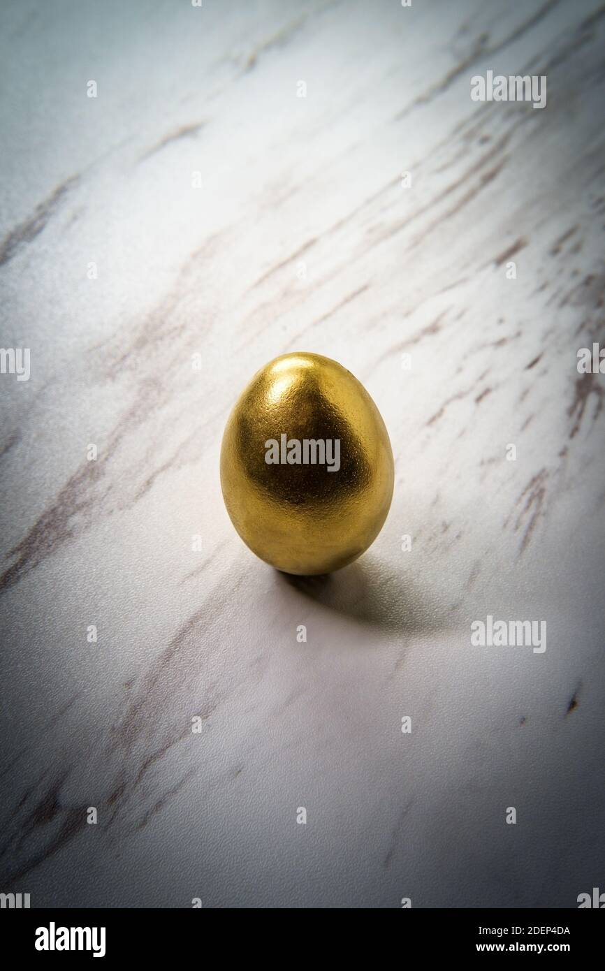 Goose that layed the golden egg idea concept Stock Photo - Alamy