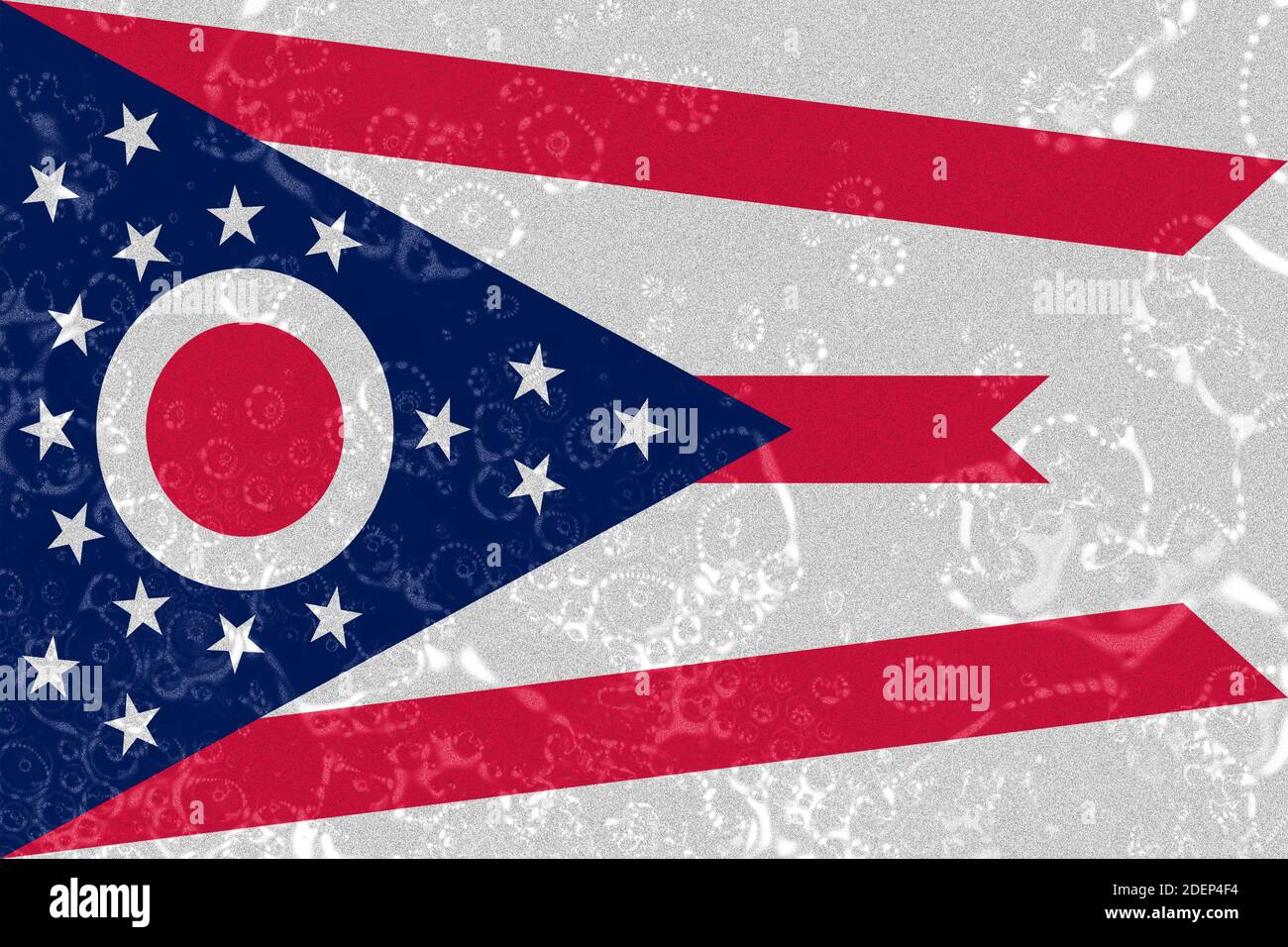 Ohio state grunge flag hi-res stock photography and images - Alamy