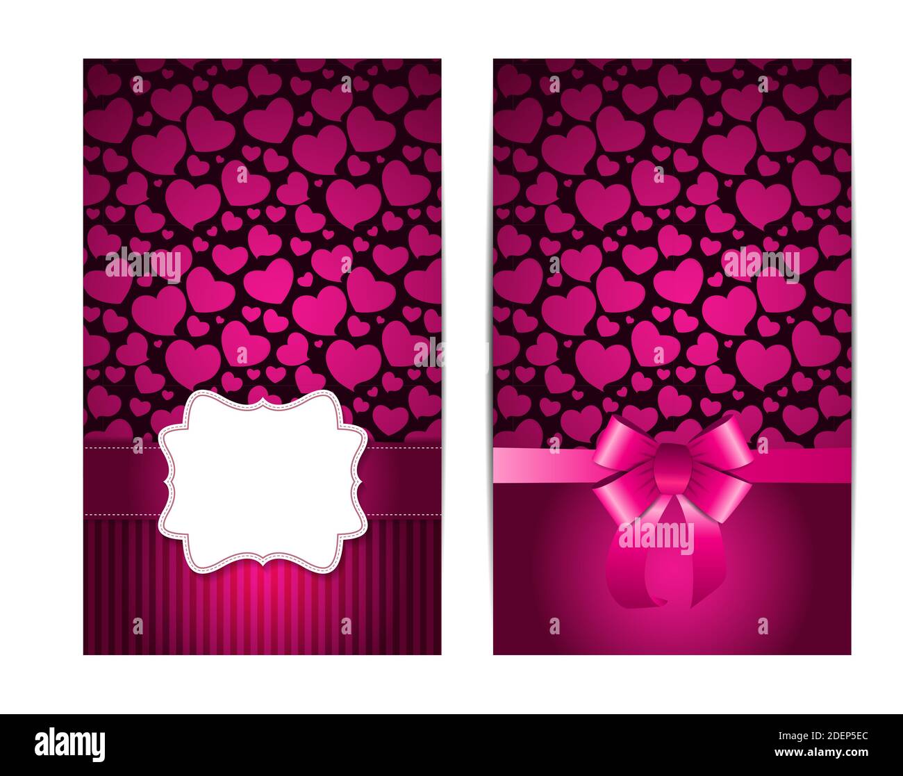 Vintage Card with Frame on White Illustration Stock Photo - Alamy