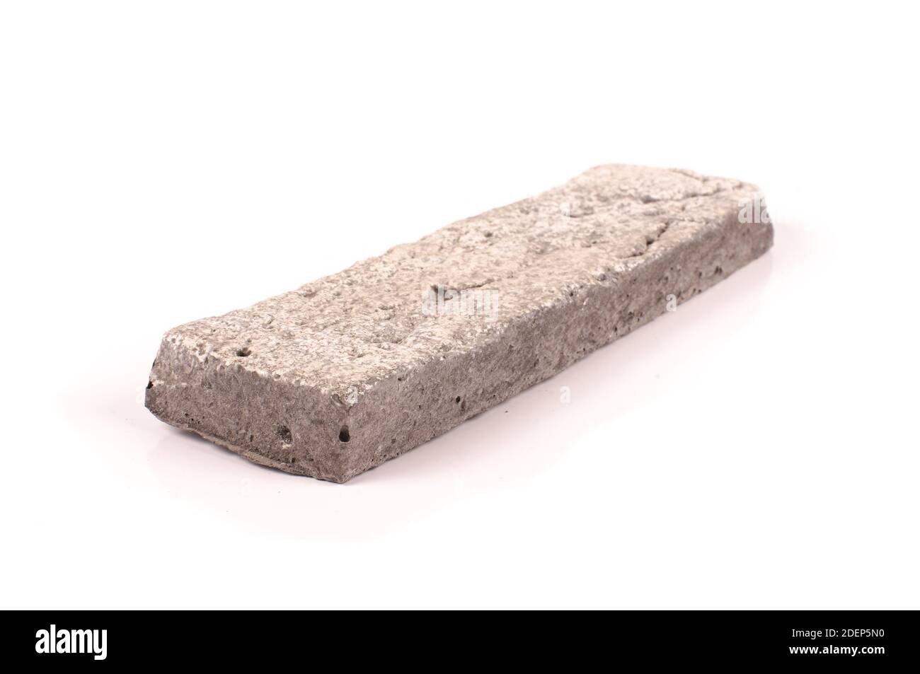 Clinker brick for house facade decor isolated on the white background ...