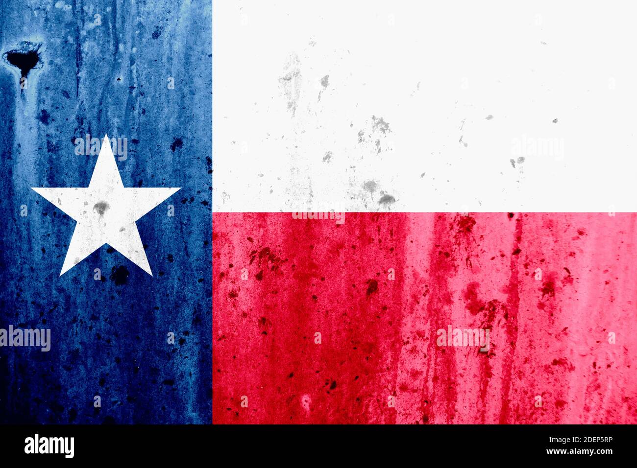 Texas state flag in grunge abstract textures Stock Photo - Alamy
