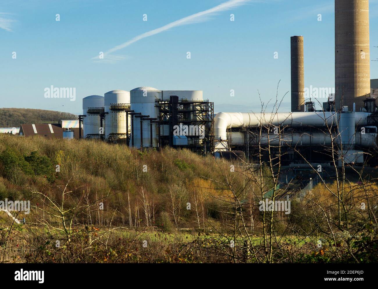 Power station complex example Stock Photo - Alamy