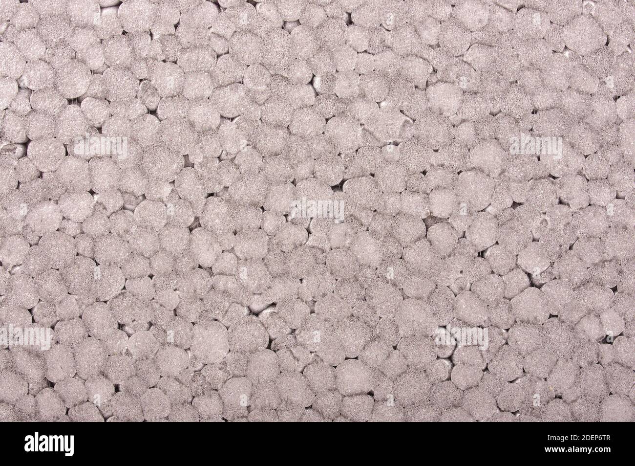 Macro close up of graphite polystyrene for thermal insulation of house ...