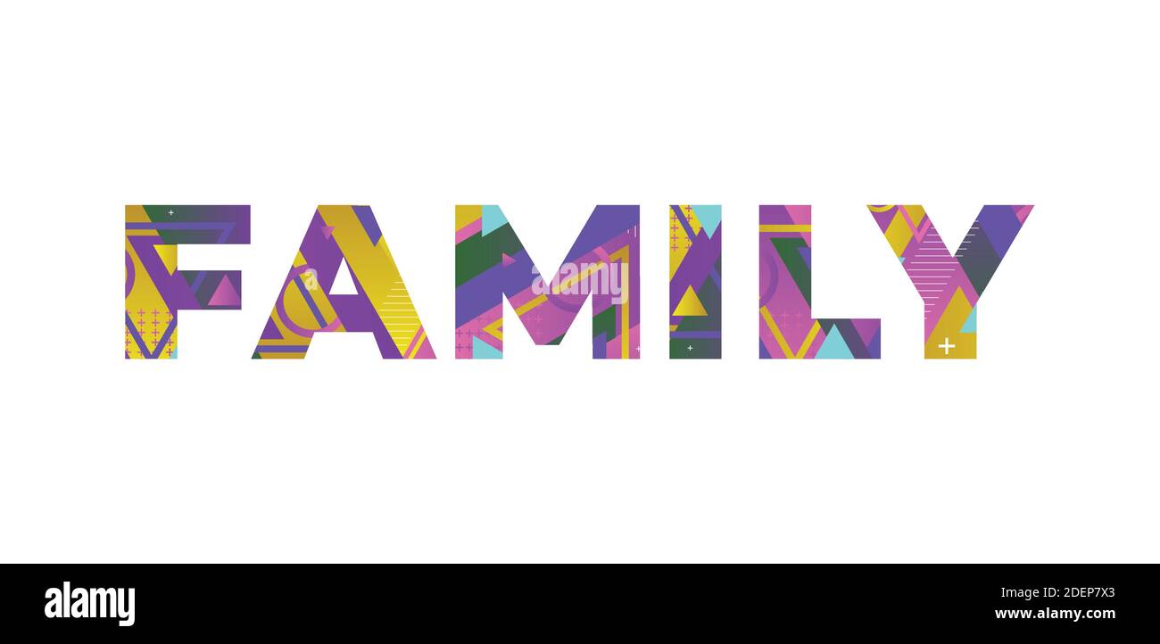 The Word Family In Different Fonts