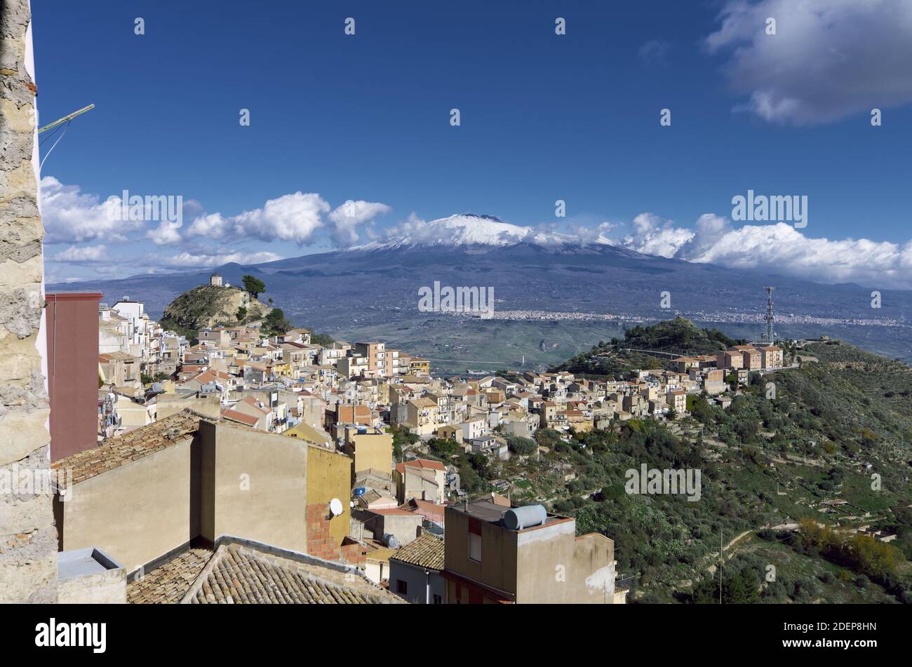 Centuripe aerial hi-res stock photography and images - Alamy