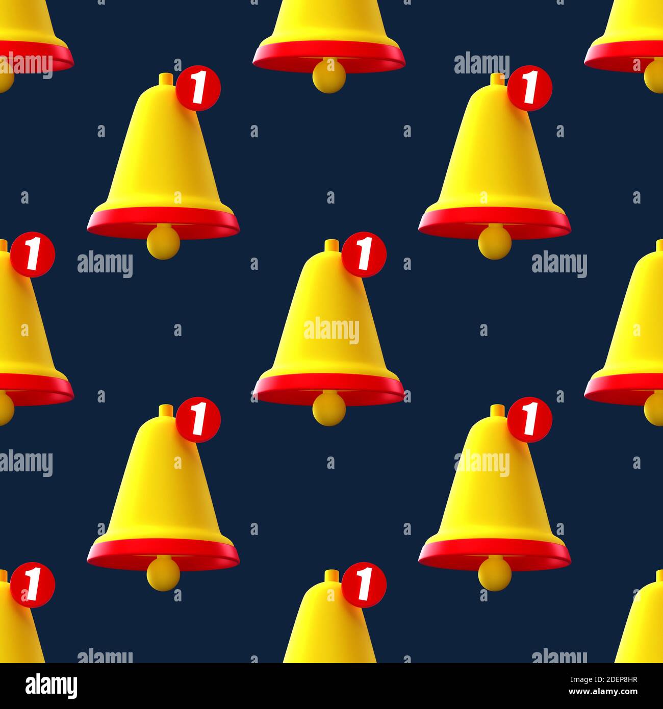 Cartoon illustration of an orange bell ringing hi-res stock photography ...