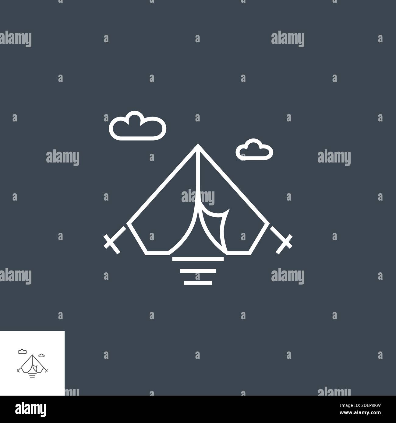 Fire location icon linear hi-res stock photography and images - Alamy