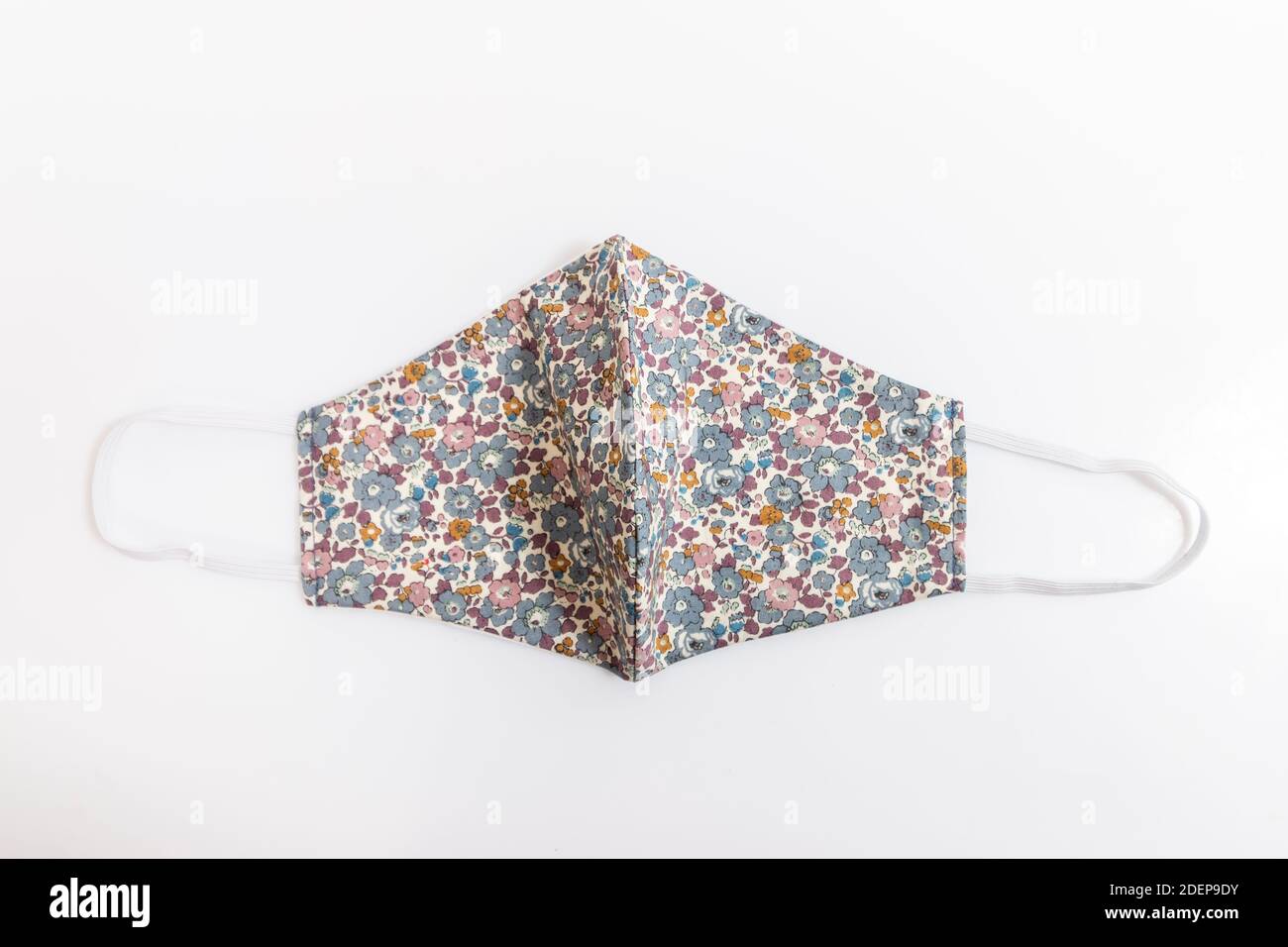 handmade colorful face mask isolated on a white background Stock Photo ...