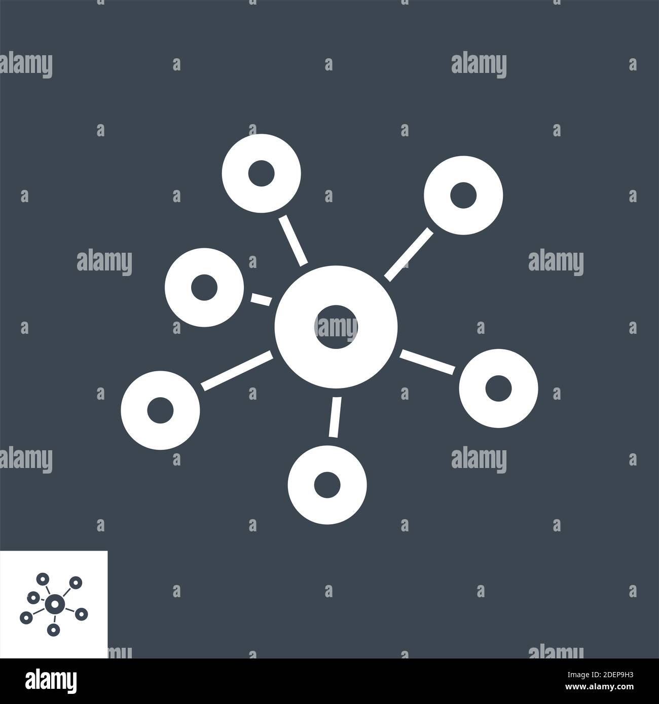 Social Media Related Vector Glyph Icon Stock Vector Image & Art - Alamy