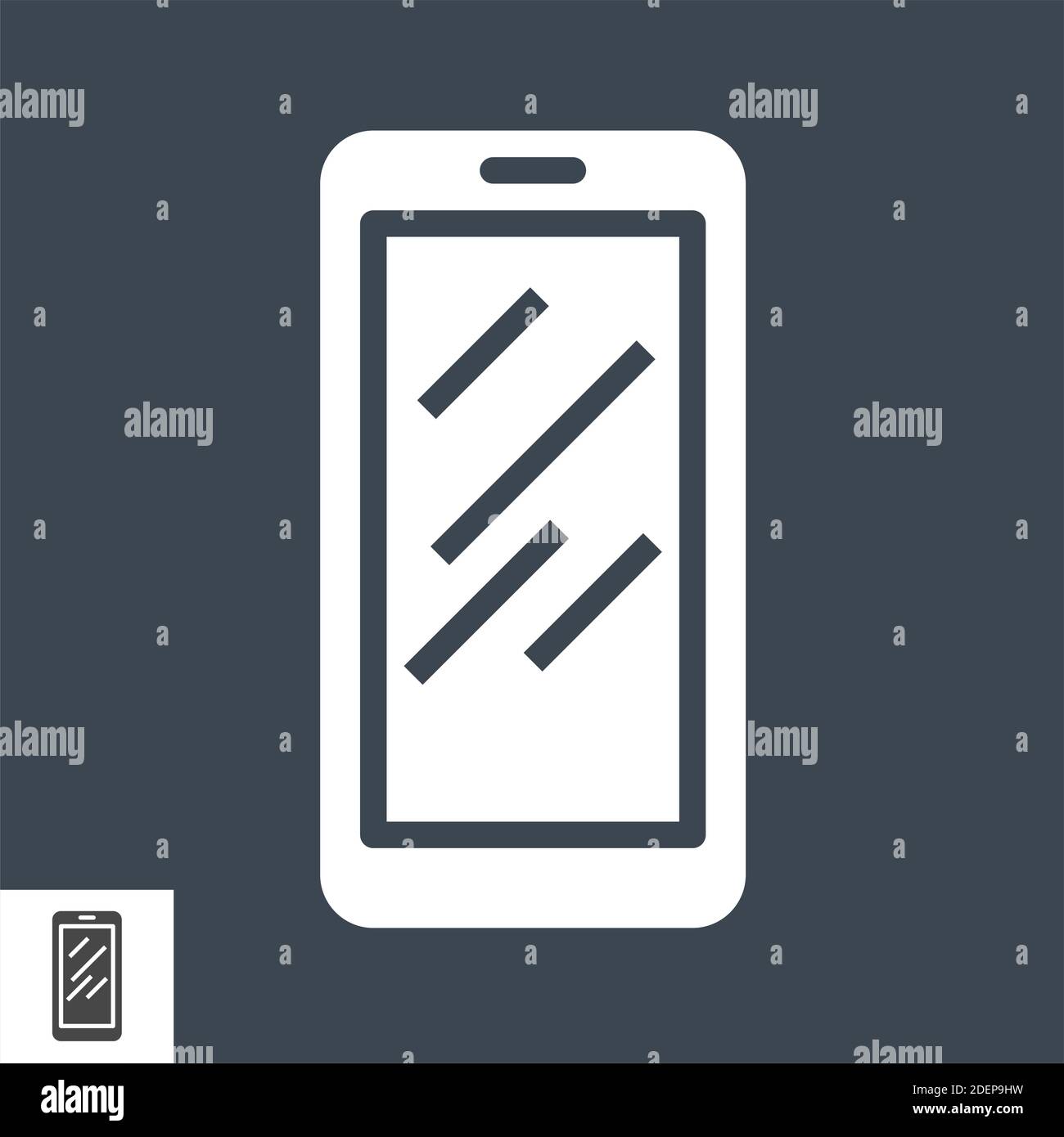 Smartphone Flat Vector Icon Stock Vector Image & Art - Alamy