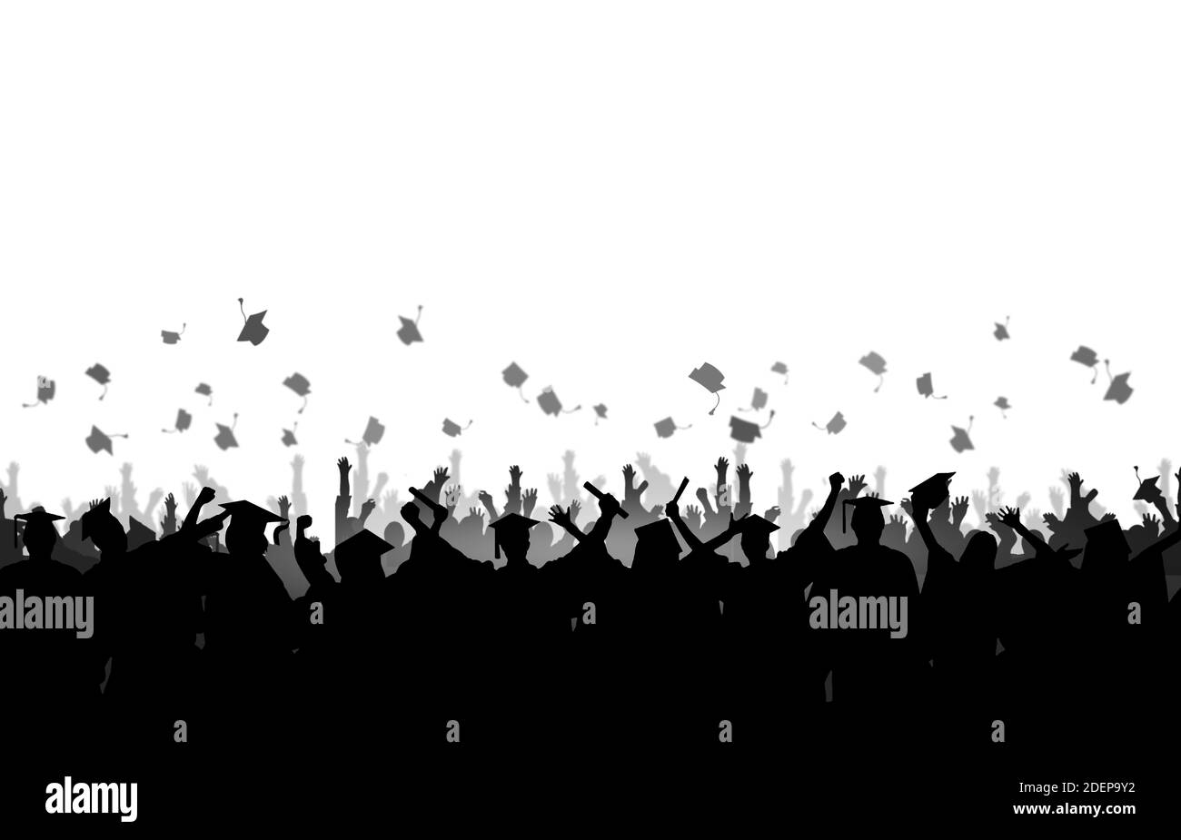 Graduation Celebration university students background Stock Photo - Alamy