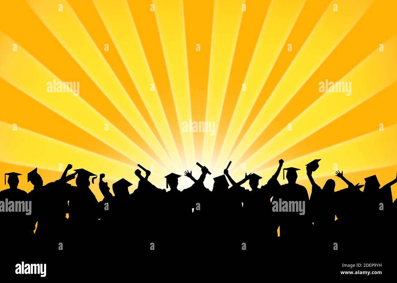 Graduation Celebration university students background Stock Photo - Alamy