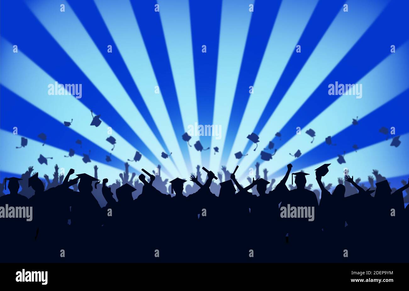 Graduation Celebration university students background Stock Photo - Alamy