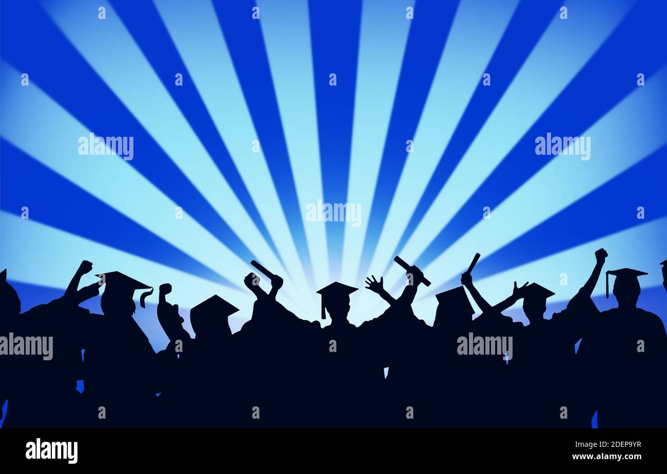 Graduation Celebration university students background Stock Photo - Alamy