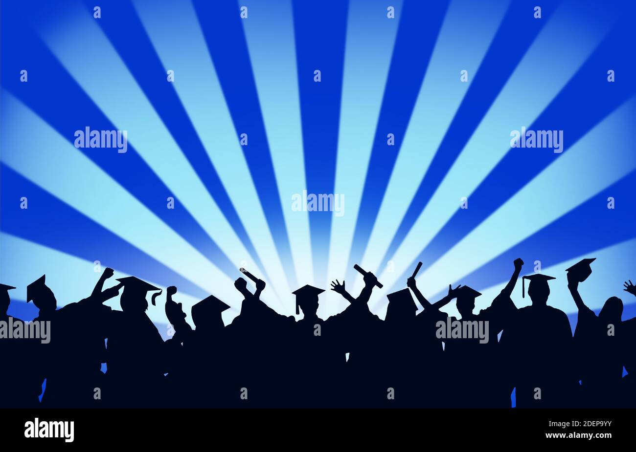 Graduation Celebration university students background Stock Photo - Alamy