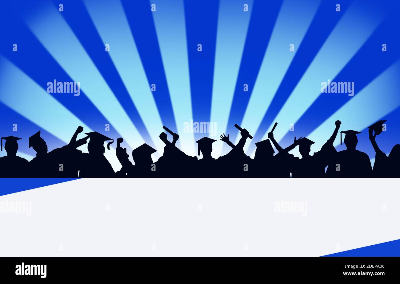 Graduation Celebration university students background Stock Photo - Alamy