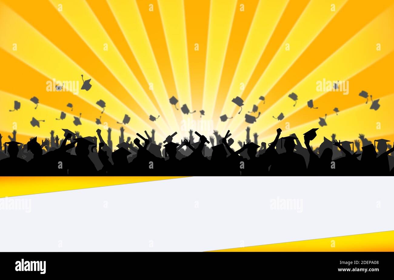 Graduation Celebration university students background Stock Photo - Alamy