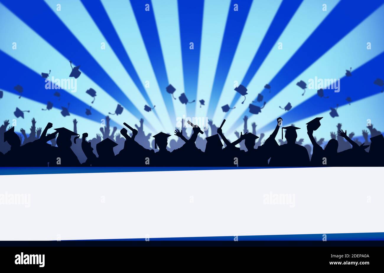 Graduation Celebration university students background Stock Photo - Alamy