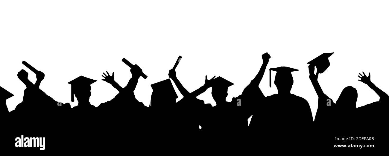 Graduation Celebration university students background Stock Photo - Alamy