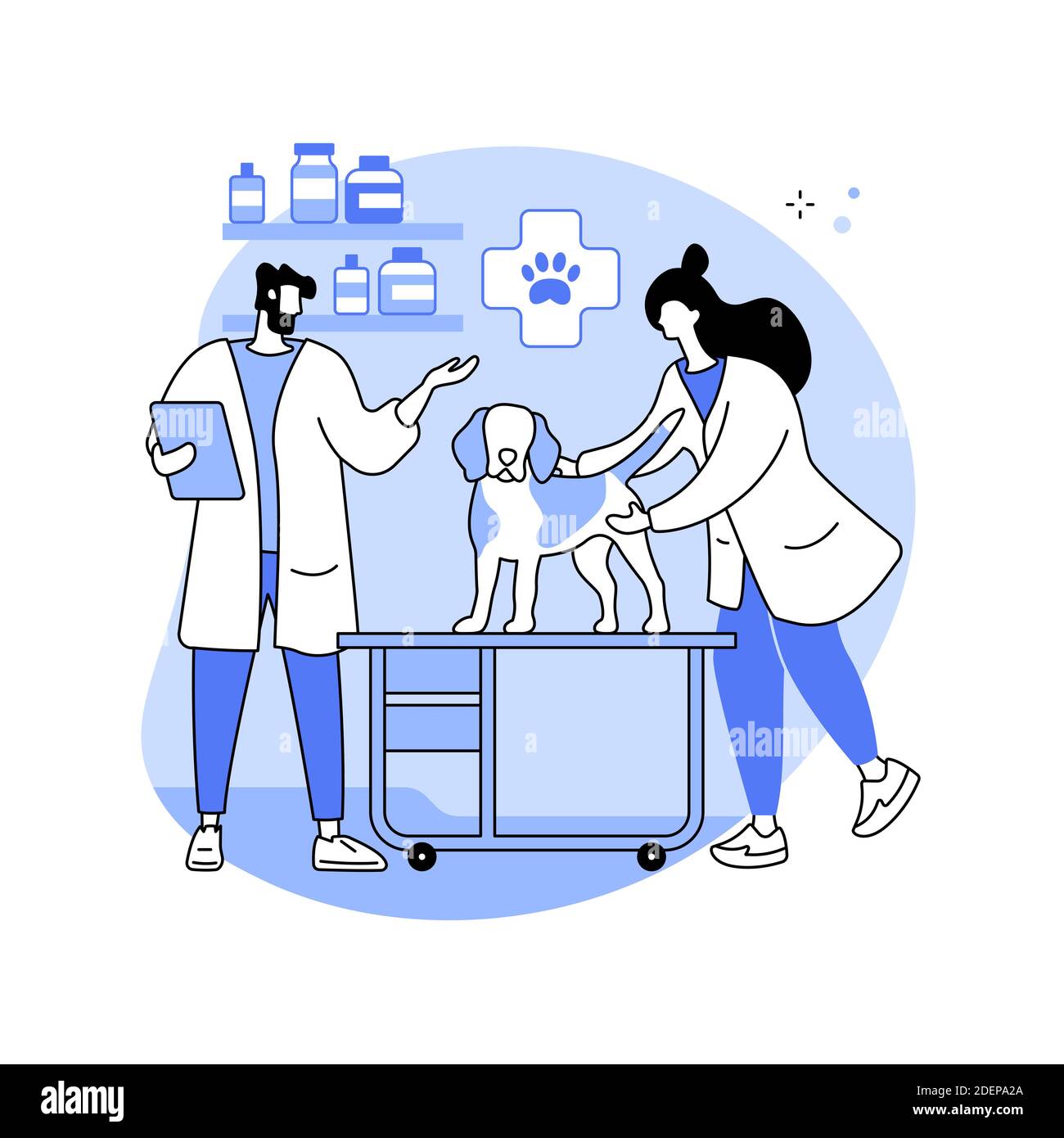 Vet clinic abstract concept vector illustration Stock Vector Image ...