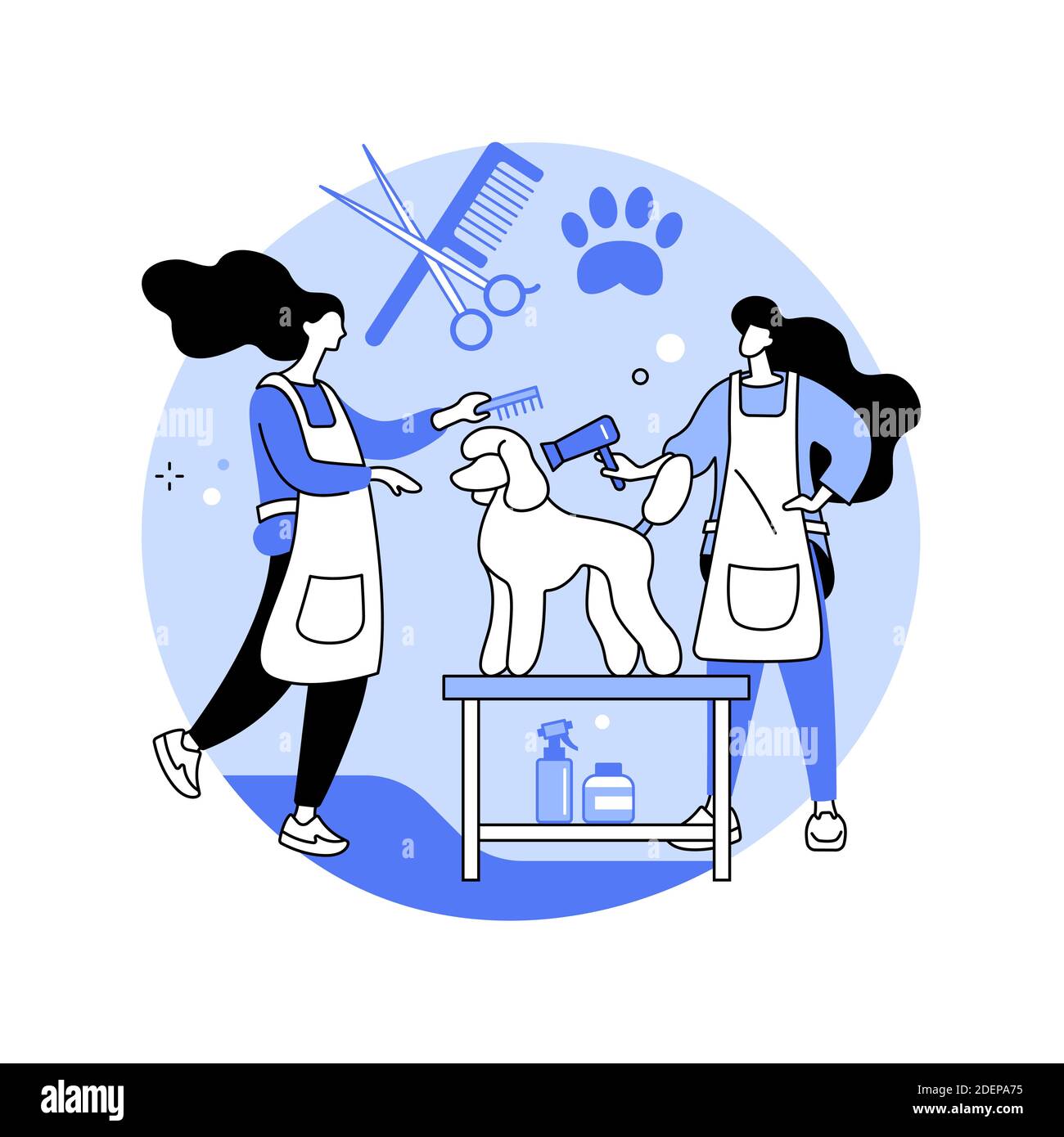 Grooming Stock Vector Images - Alamy