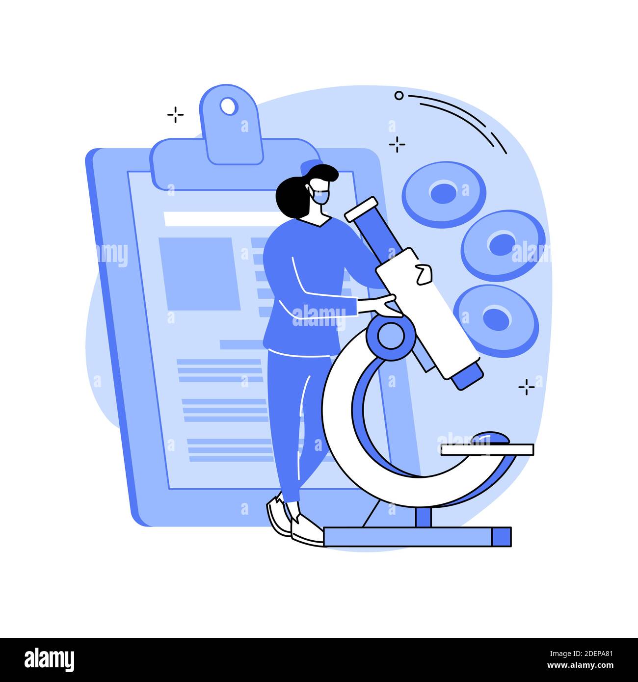 Anemia screening abstract concept vector illustration Stock Vector ...