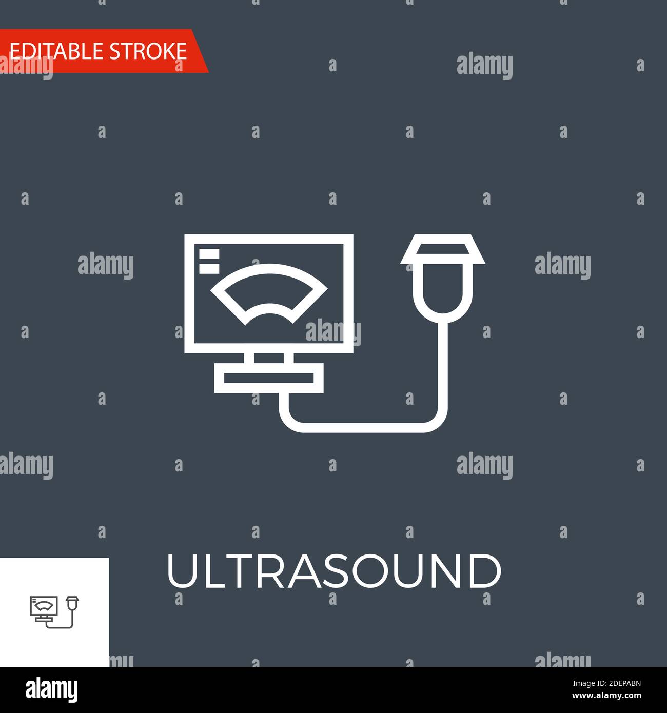 Ultrasound Vector Icon Stock Vector Image & Art - Alamy