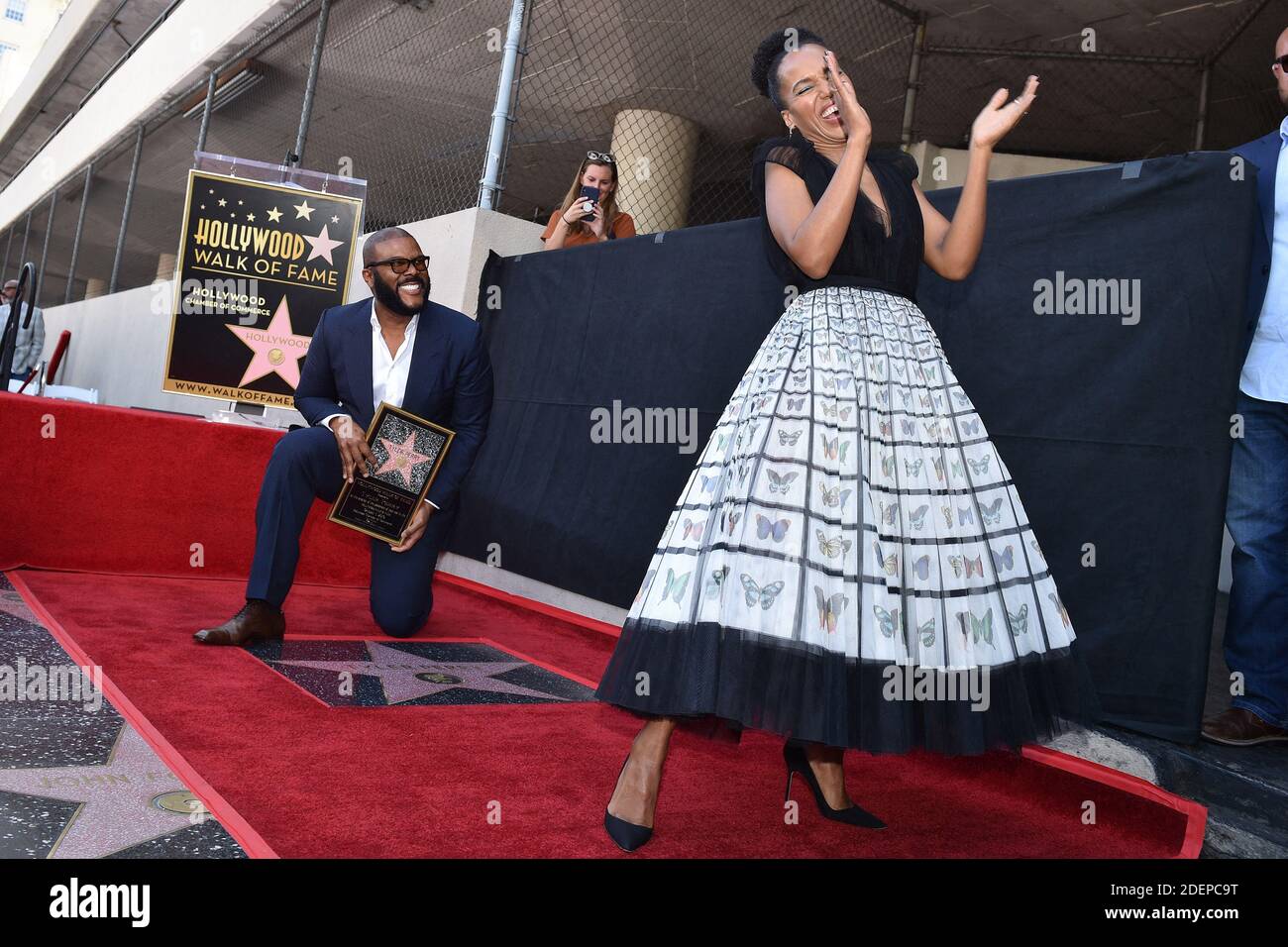 Kerry Washington attends the ceremony honoring Tyler Perry with a Star ...