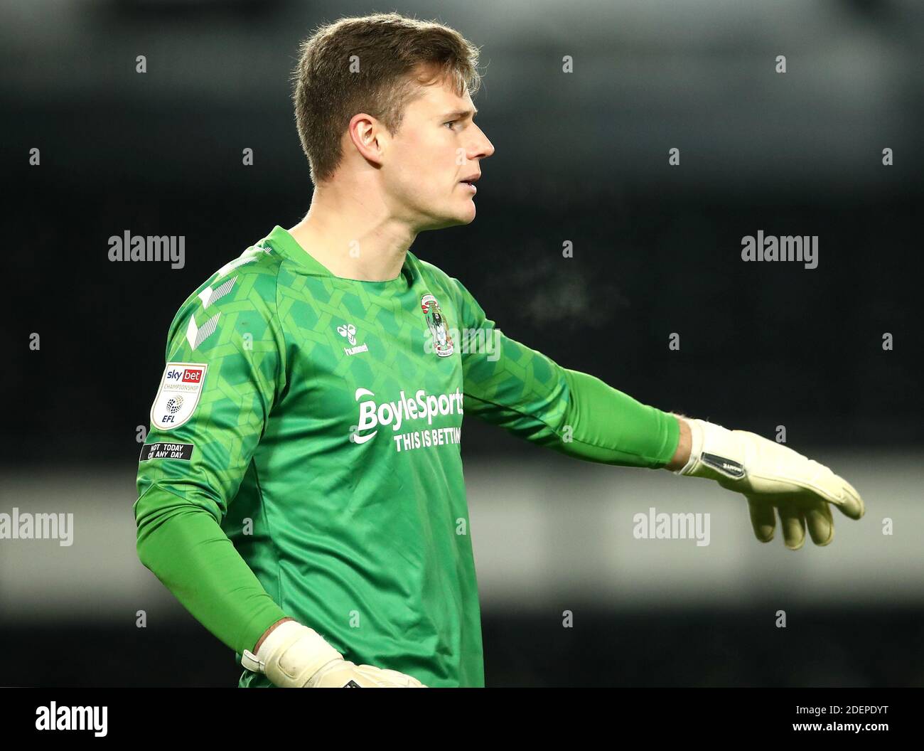 Coventry City goalkeeper Ben Wilson during the Sky Bet Championship ...