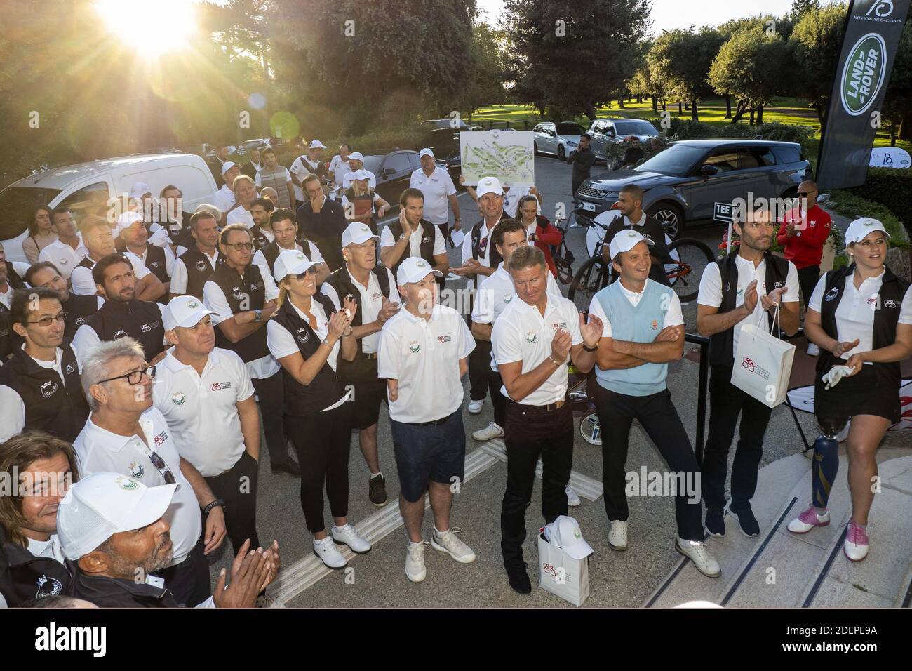 The teams attends the Princess Charlene f Monaco Cup at Monte-Carlo ...