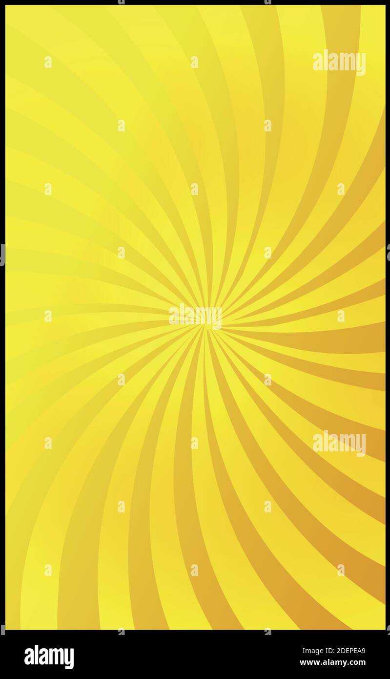 Orange comic zoom with lines and glow - Vector illustration Stock ...