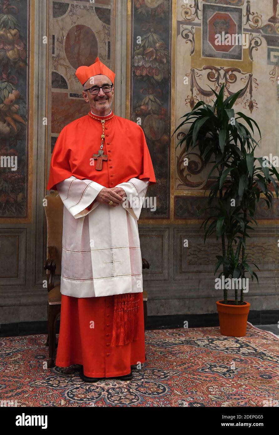 New cardinal Michael Czerny (Canada) poses as he meets with relatives ...