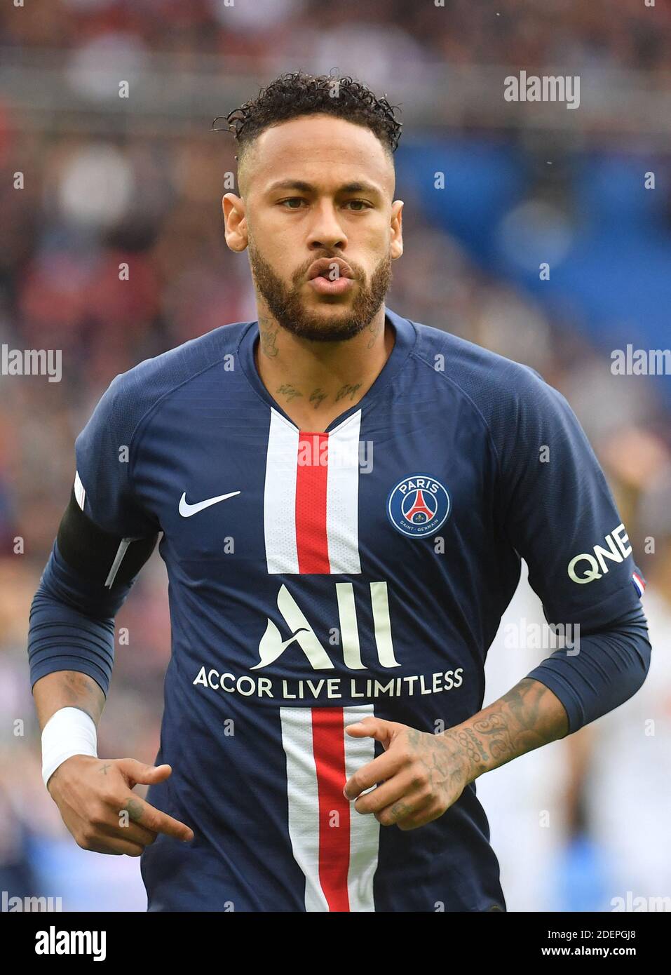 Paris Saint-Germain's Neymar during the French L1 football match ...