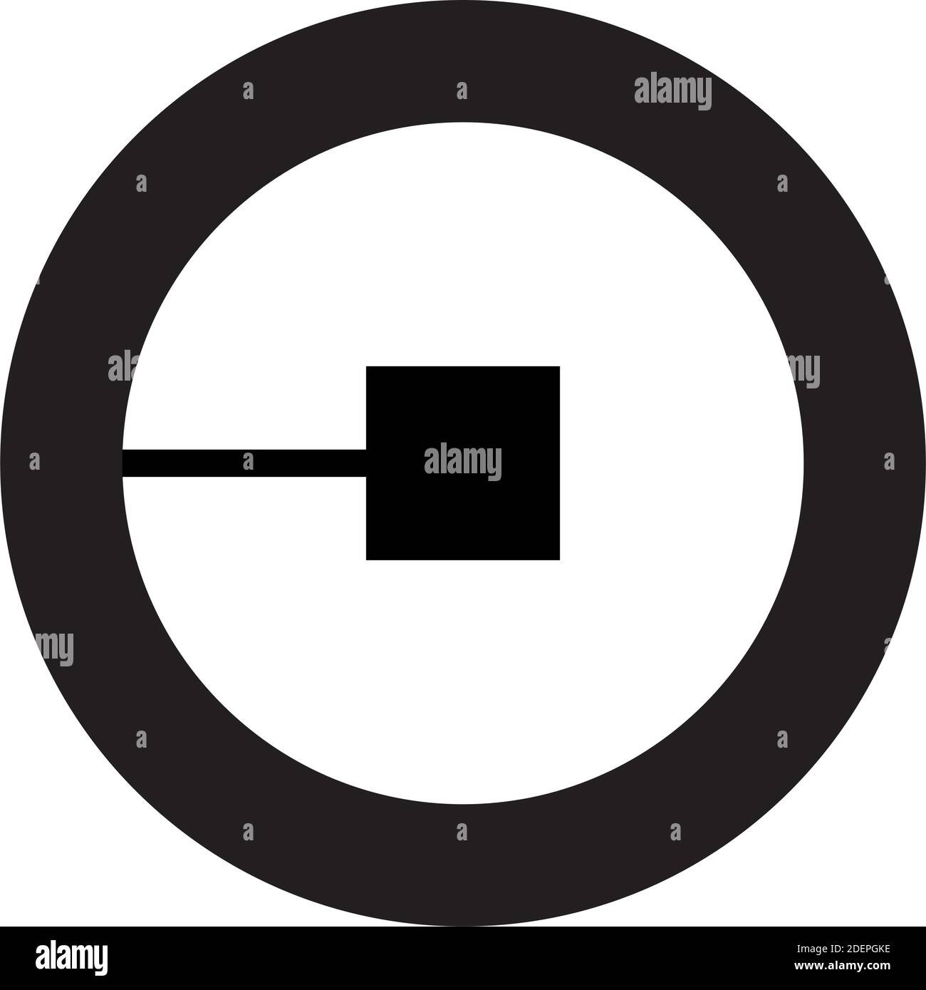 uber social media logo silhouette style icon Stock Vector Image & Art ...