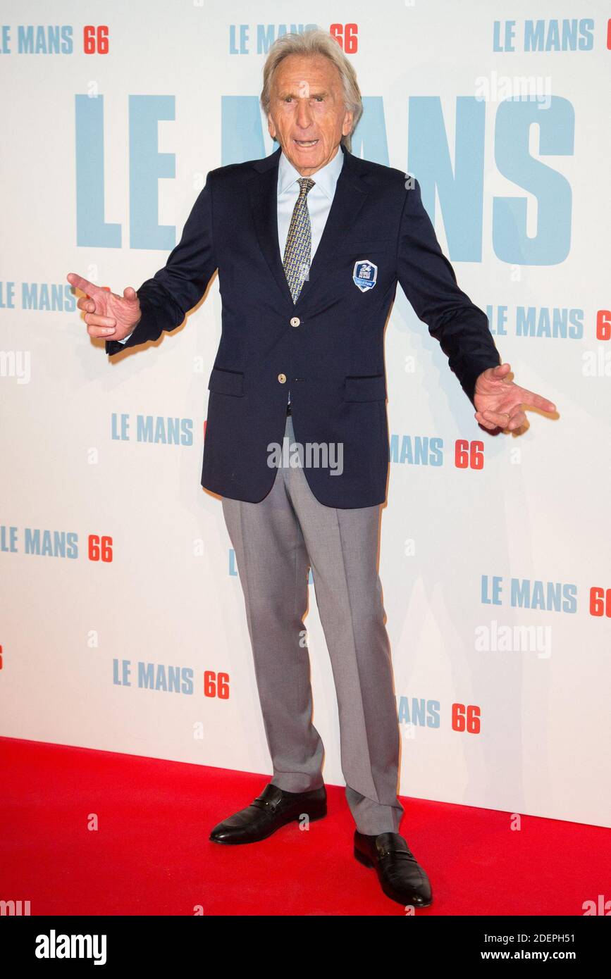 Dereck Bell attends 'Le Mans 66' Paris film premiere at Gaumont Champs ...