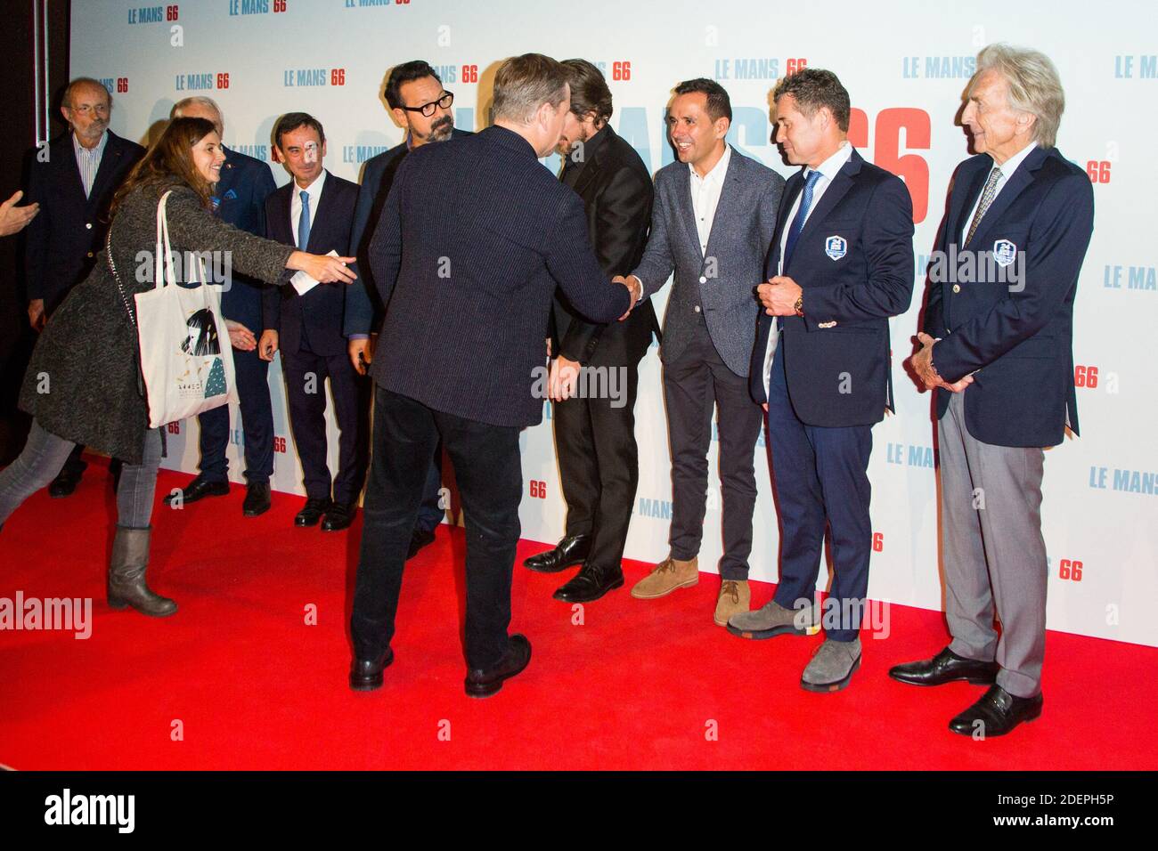 Henri Pescarolo, Pierre Fillon, James Mangold, Matt Damon, Benoit ...
