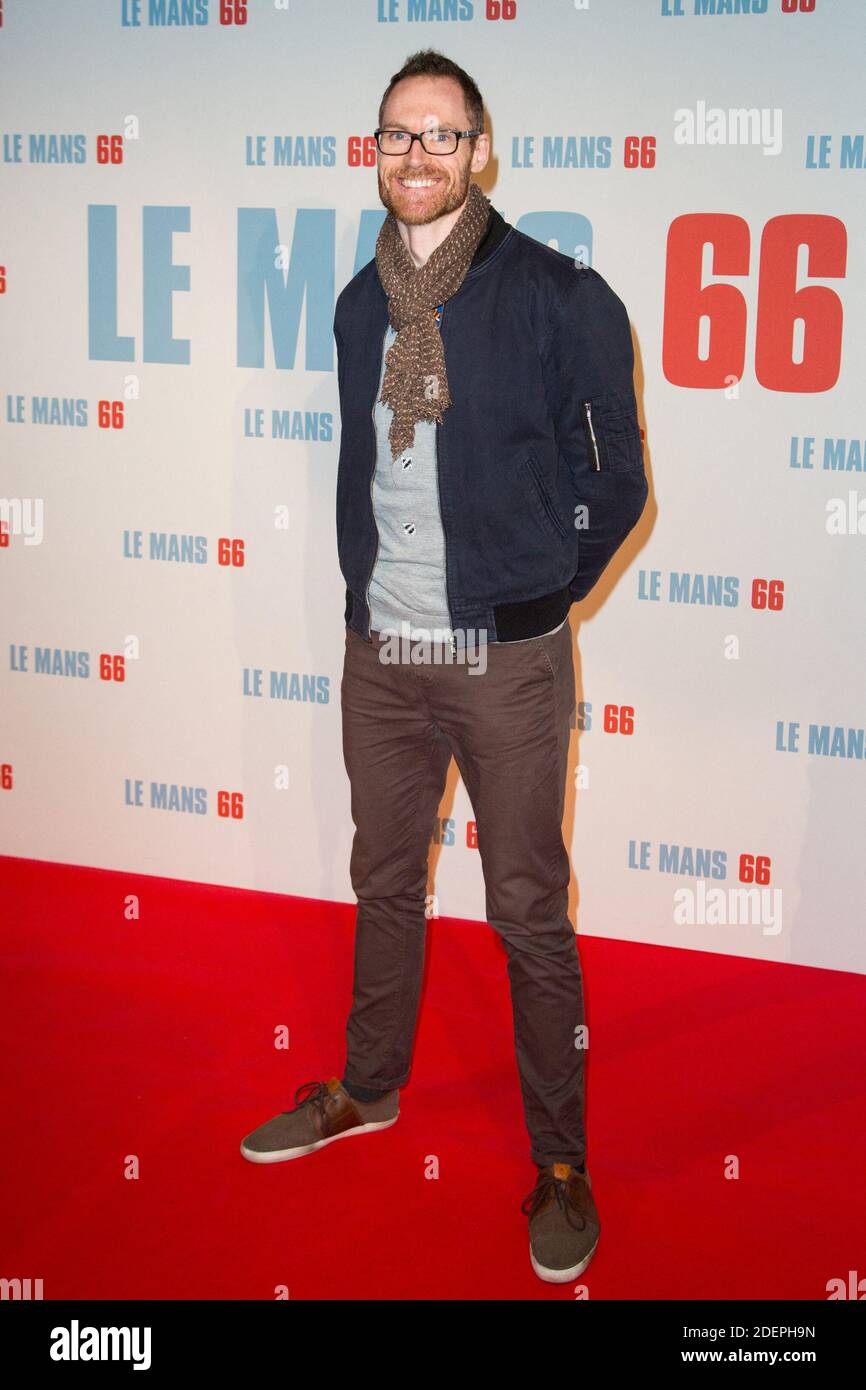 Captain Popcorn attends 'Le Mans 66' Paris film premiere at Gaumont ...