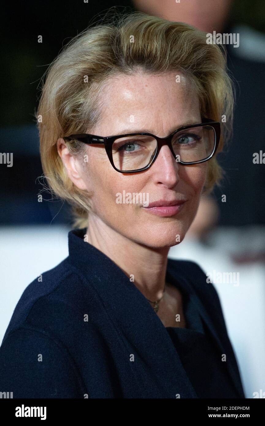 Gillian Anderson attending Marriage Story Premiere during the 63rd BFI ...