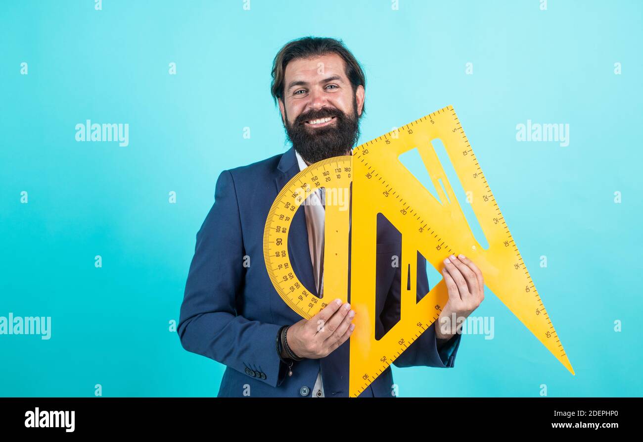 Man using compasses hi-res stock photography and images - Alamy