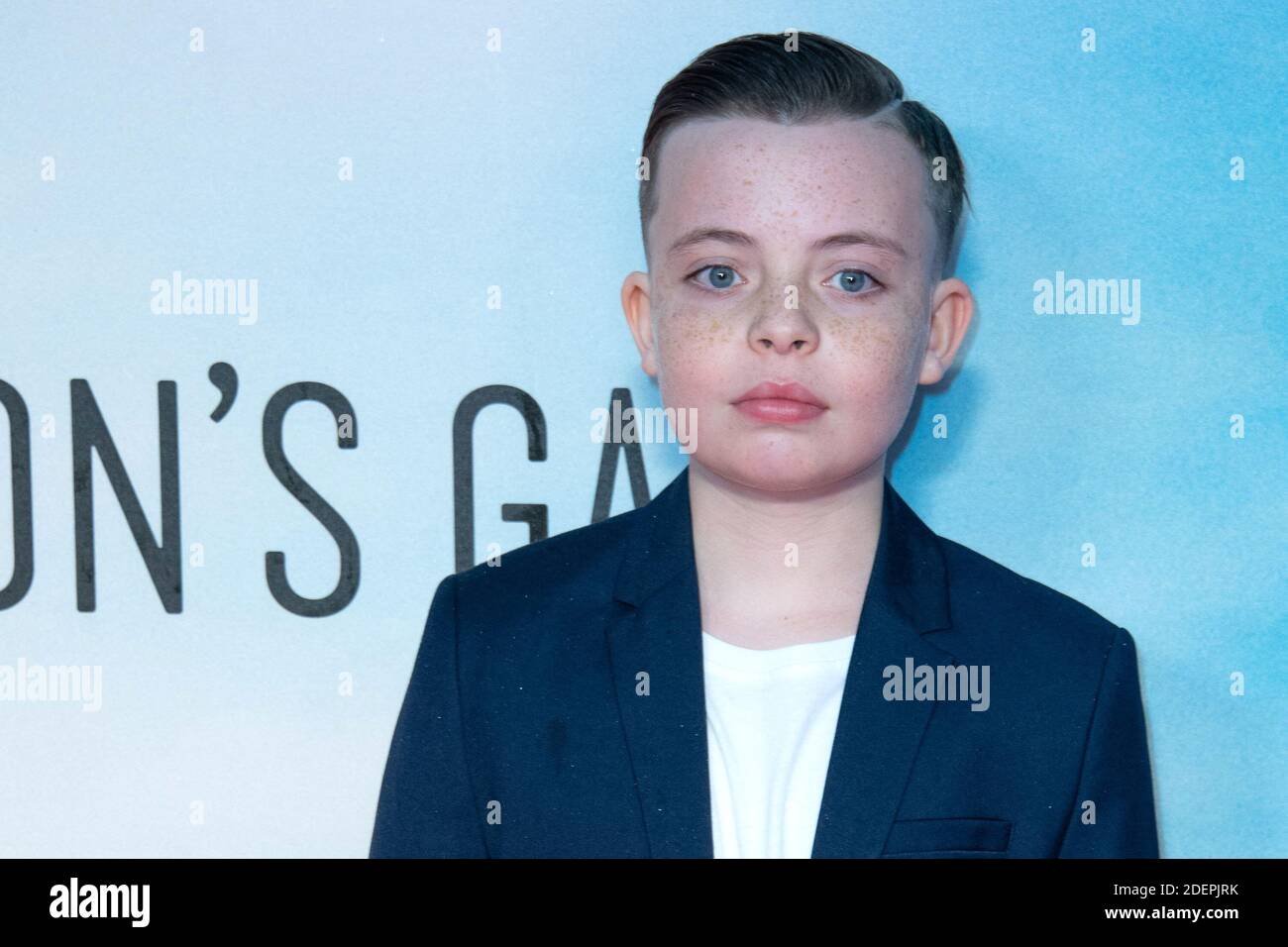 Lewin Lloyd attending The Aeronauts Premiere during the 63rd BFI London ...