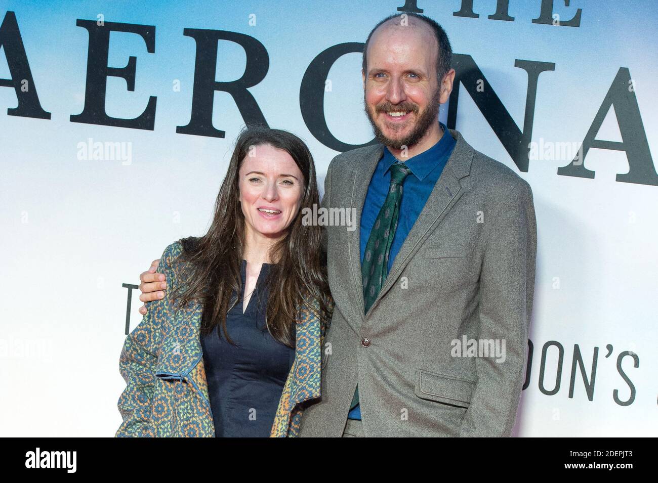 Rachel Mason and Jack Thornea attending The Aeronauts Premiere during ...