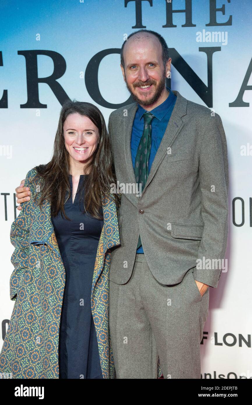 Rachel Mason and Jack Thornea attending The Aeronauts Premiere during ...