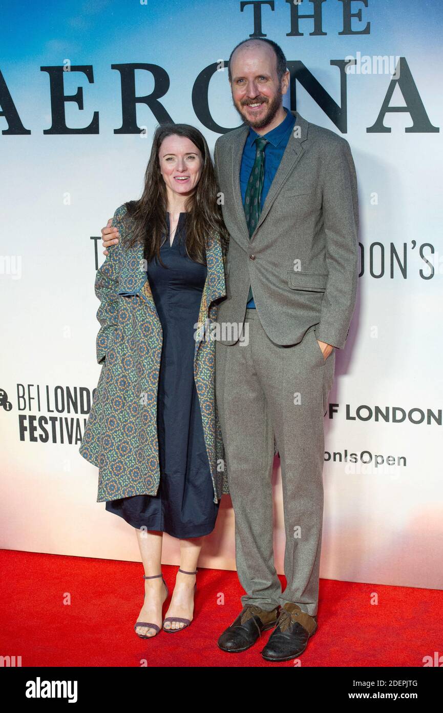 Rachel Mason and Jack Thornea attending The Aeronauts Premiere during ...