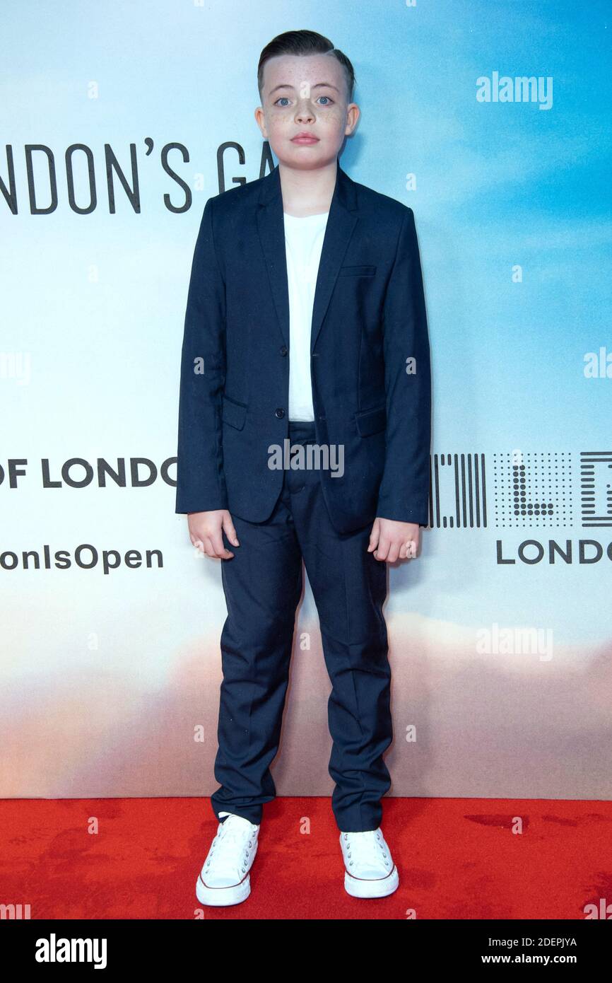 Lewin Lloyd attending The Aeronauts Premiere during the 63rd BFI London ...