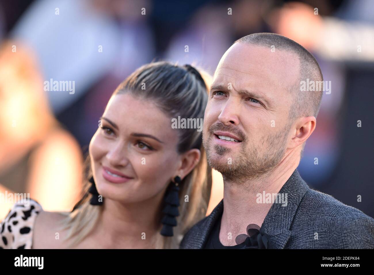 Lauren Parsekian and Aaron Paul attend the Premiere of Netflix's 'El ...