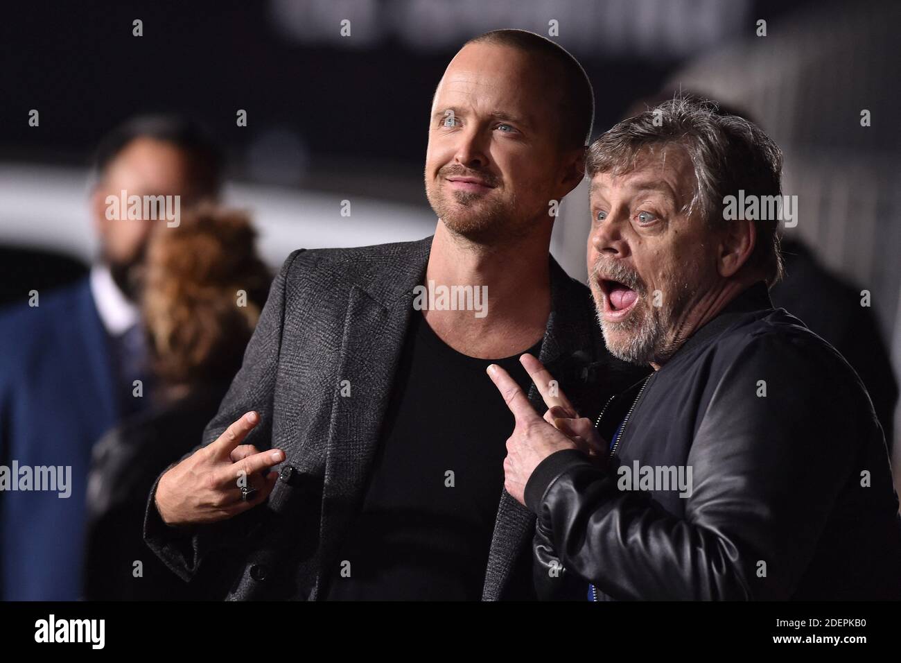 Aaron Paul, Mark Hamill attend the Premiere of Netflix's 'El Camino: A ...